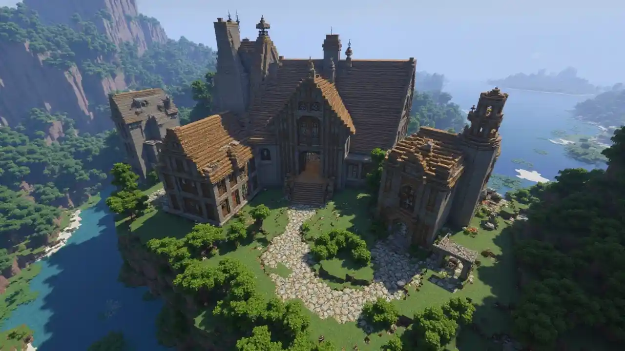 Building an Impressive Hobbit Style Base in Minecraft