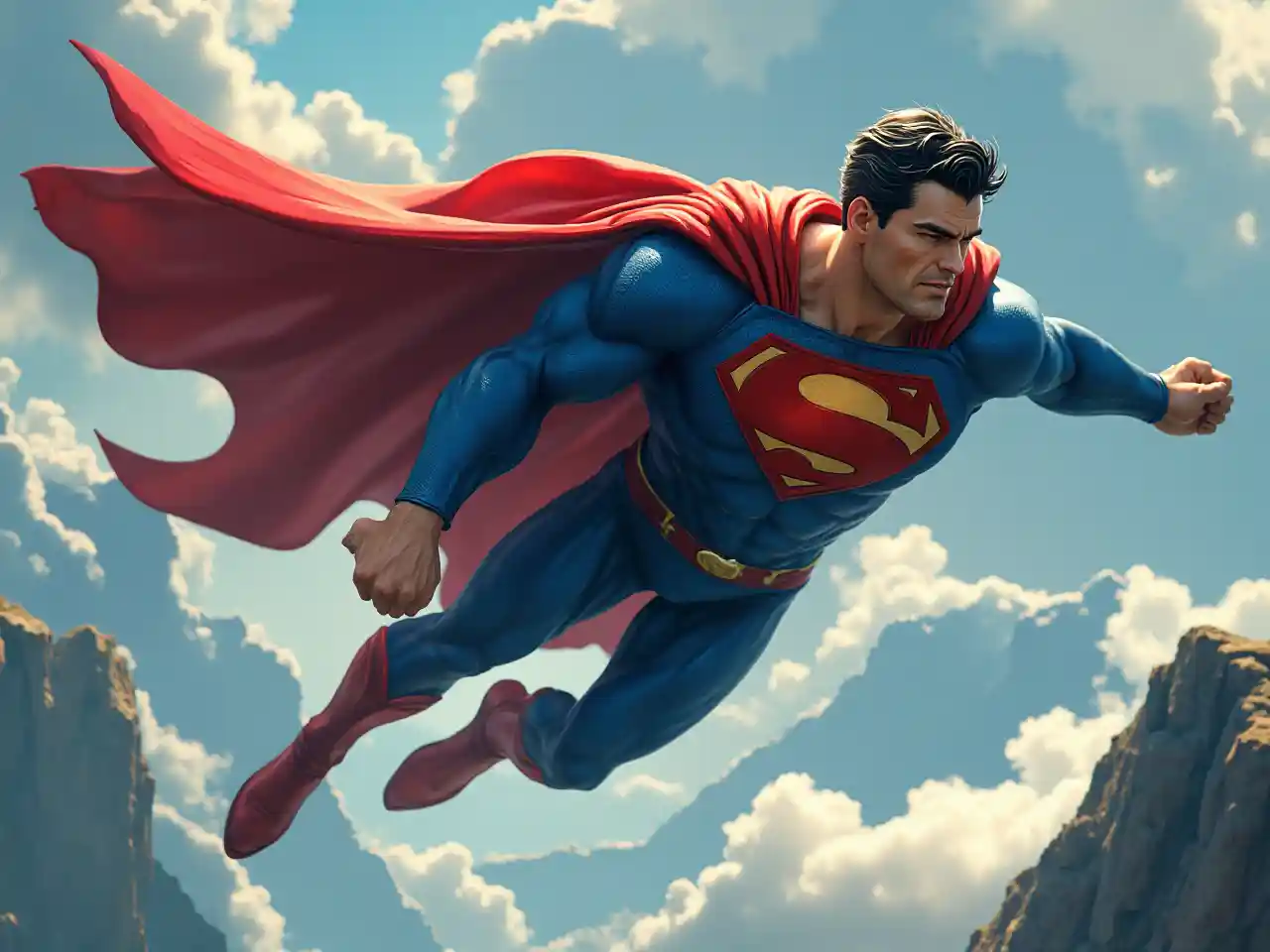 The Amazing Adventures of Superman in Flight