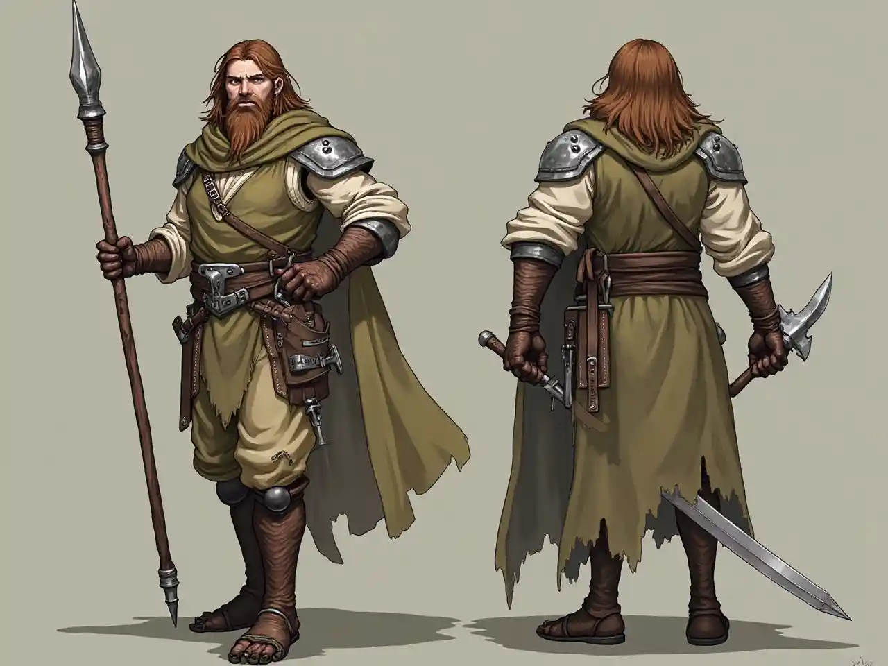 Transformation of a Monk Ranger into a Fierce Warrior