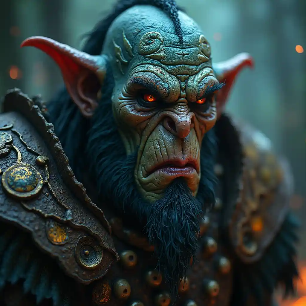 Breathtaking Realism of Orc Chieftain Inspired by Duratan