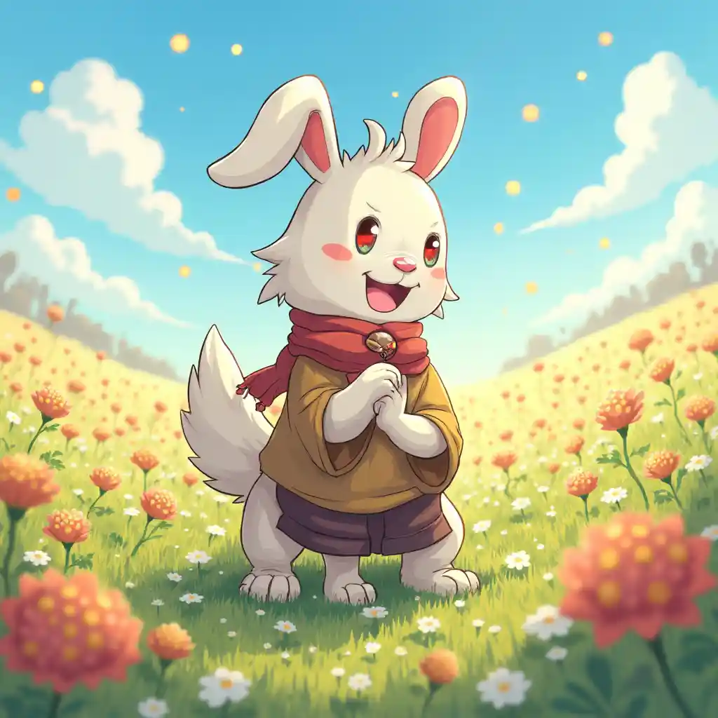 Asriel Dreemurr: A Joyful Reflection in a Flower Field