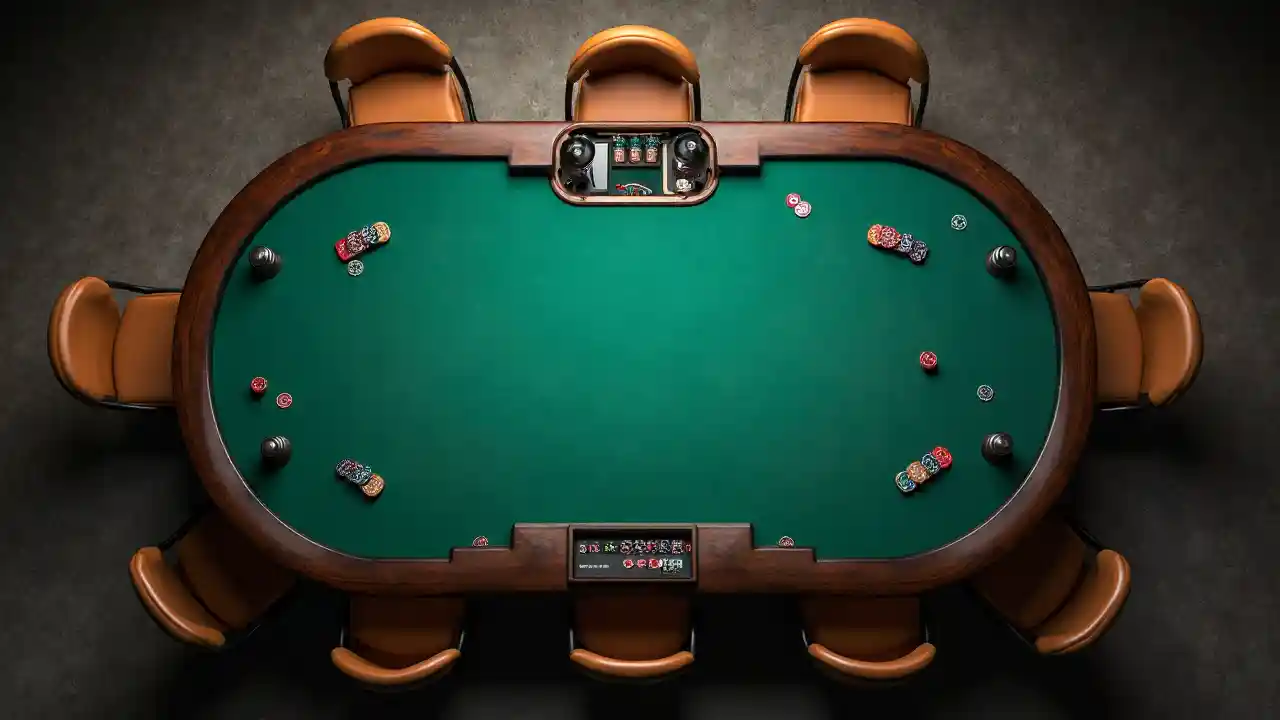 A Comprehensive Look at a Six-Seat Poker Table Setup