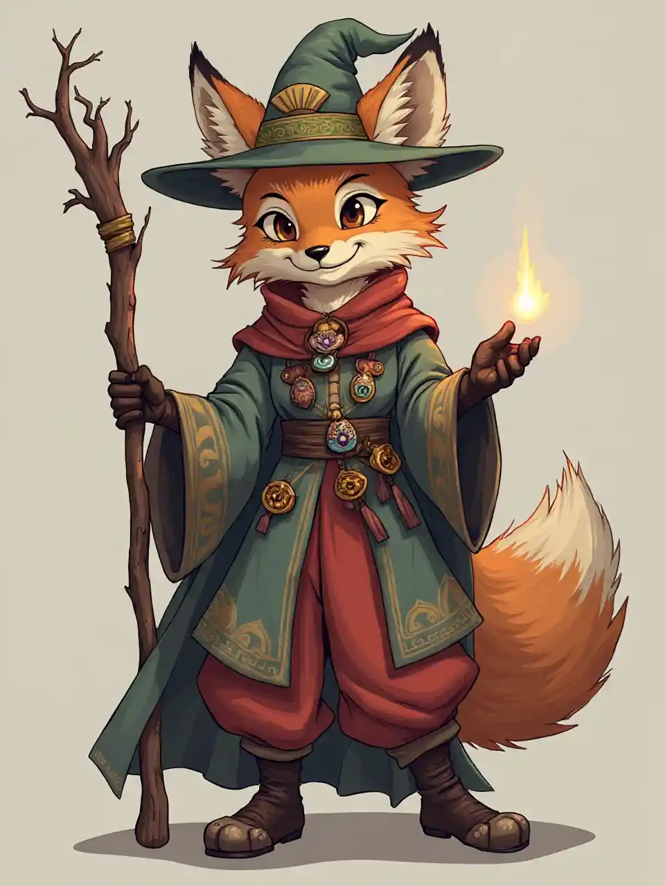 The Enchanted Adventures of the Round Fox Wizard