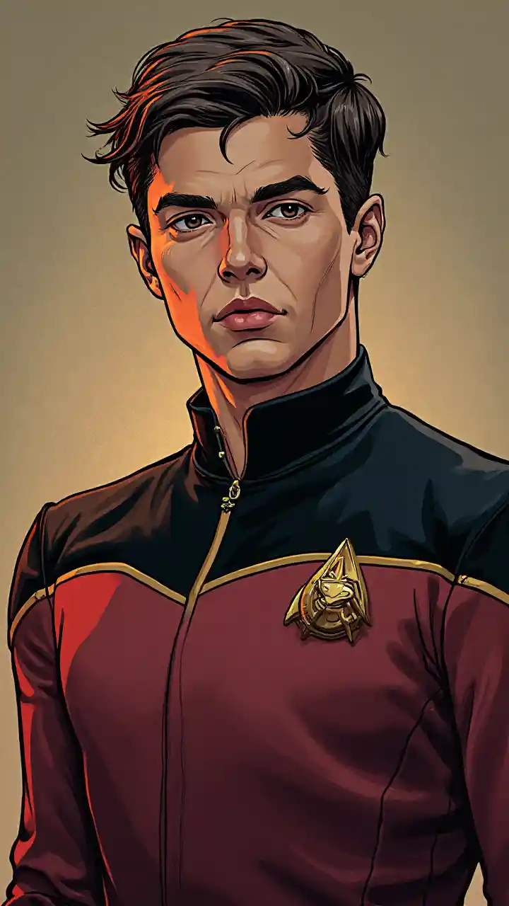 Young Giovanni Ribisi in Star Trek Discovery Inspired Art