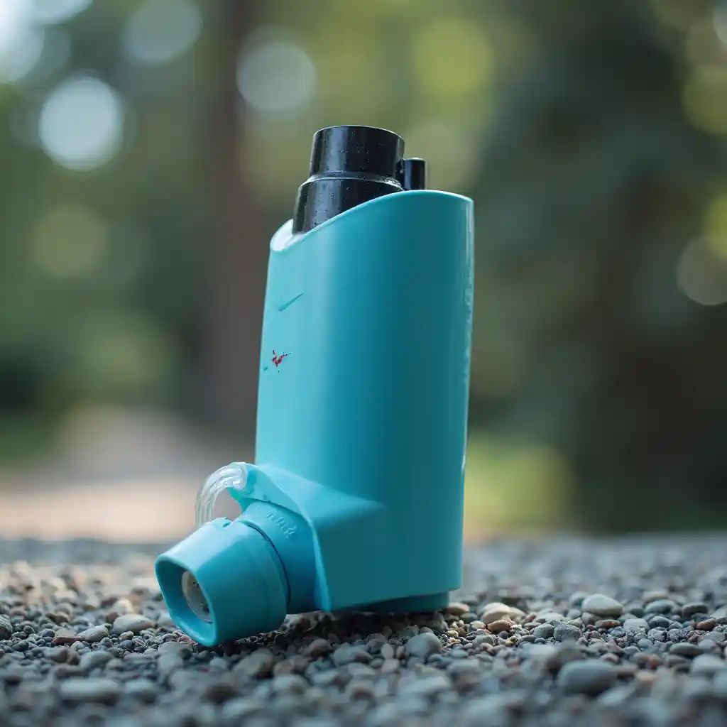 Close-Up View of a Nike Asthma Inhaler for Better Breathing