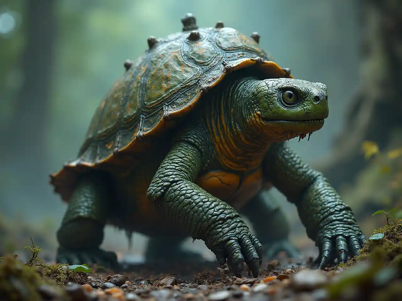 The Enigmatic Poisonous Turtle Monster in Fantasy Realm