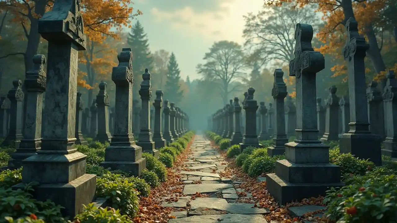 Exploring Ultra-Realistic Cemetery Photography in Nature