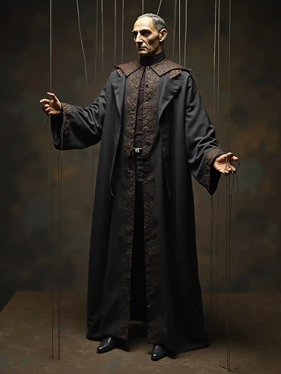 The Enigmatic Puppet of Macbeth Intricately Suspended