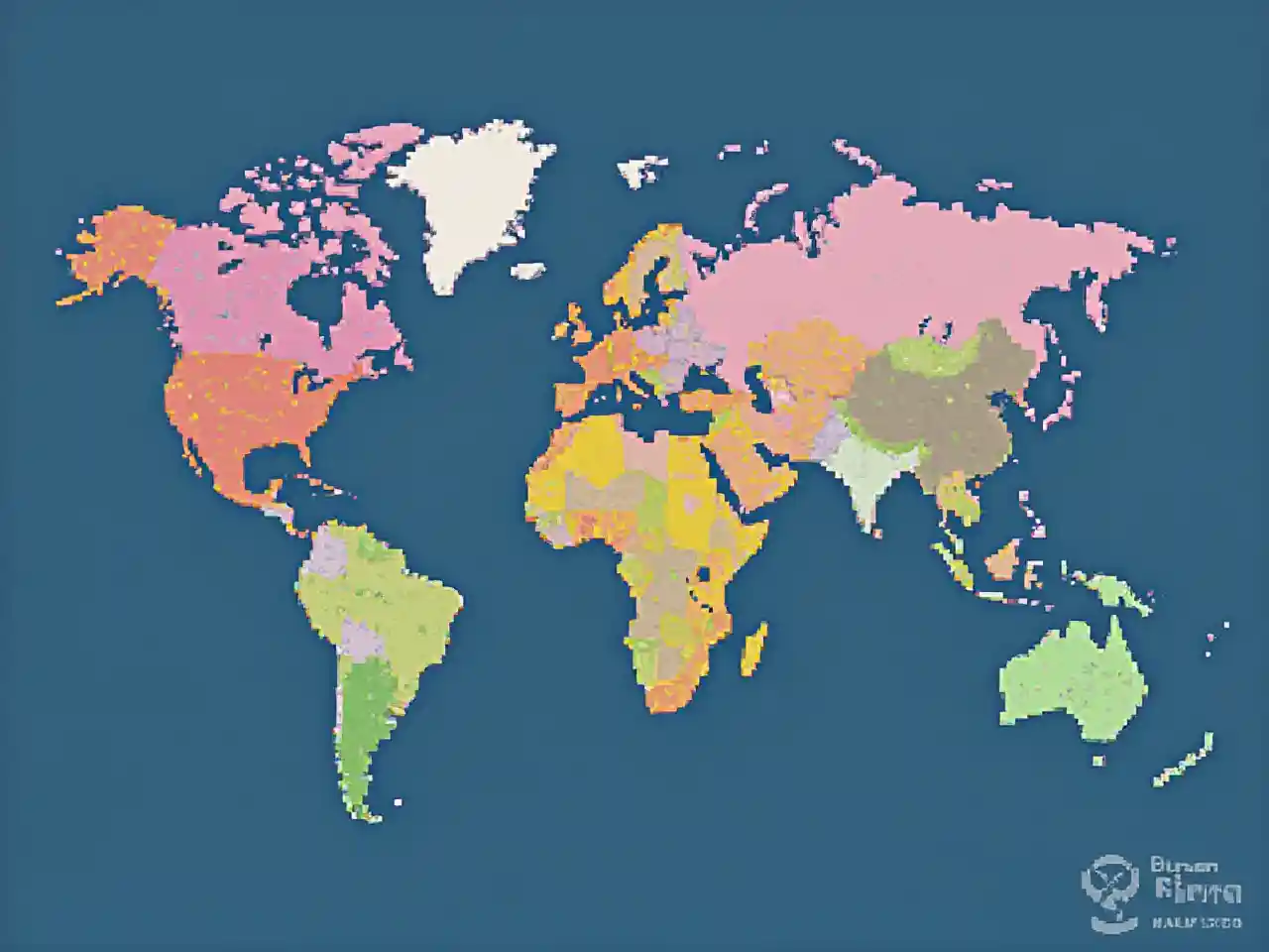 Exploring the World Through Pixel Art Maps