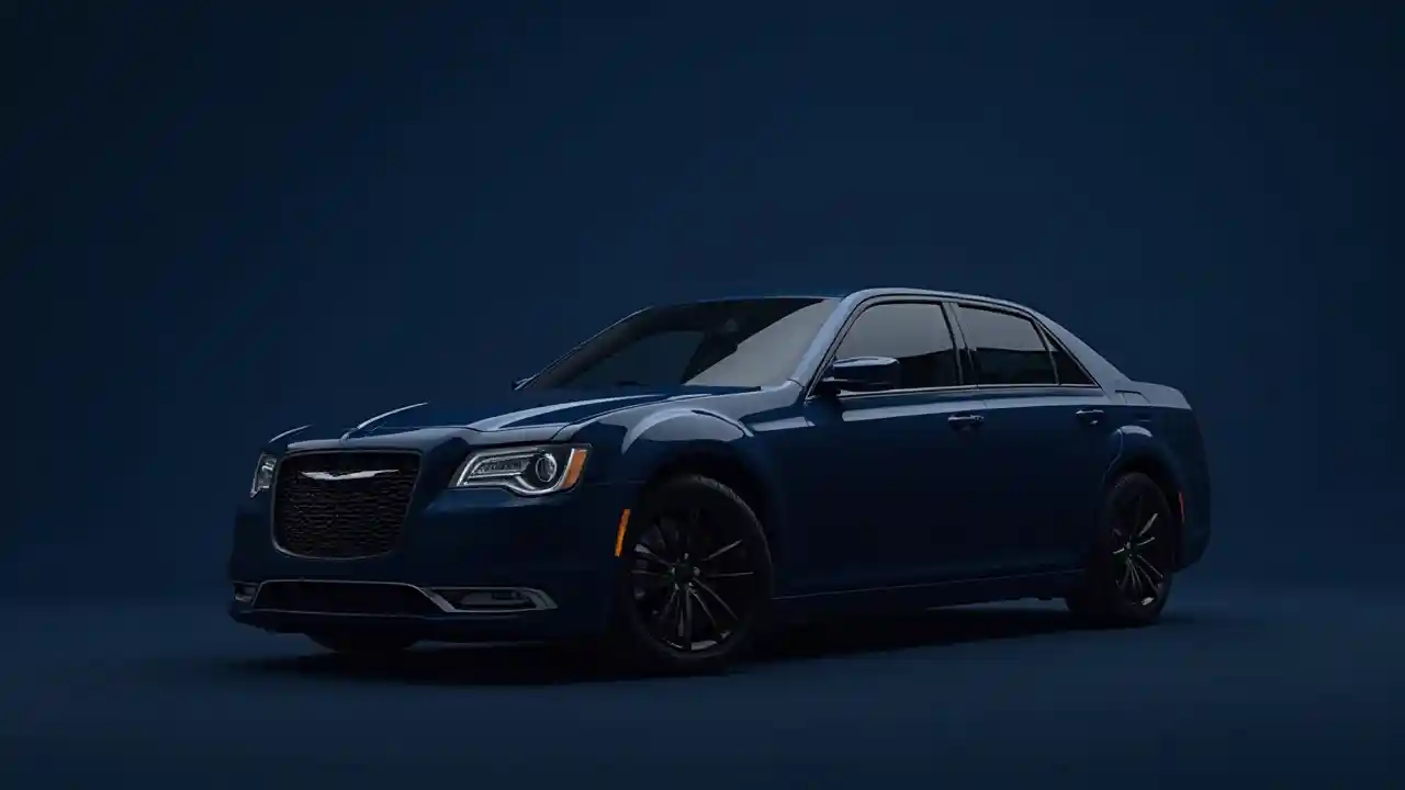 The Elegant 2020 Chrysler 300c Captured in Blue