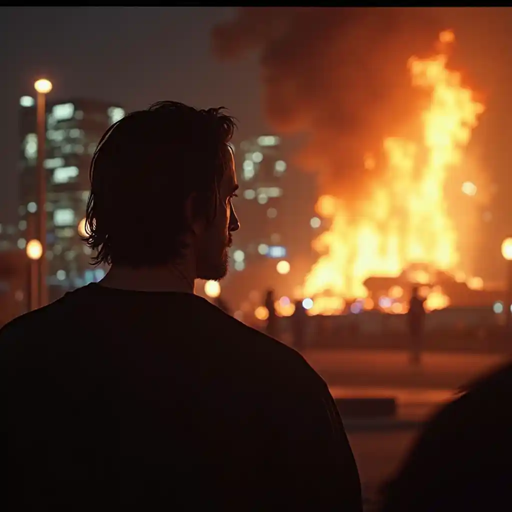 Keanu Reeves Shows Concern for LA Fire Disaster on TV