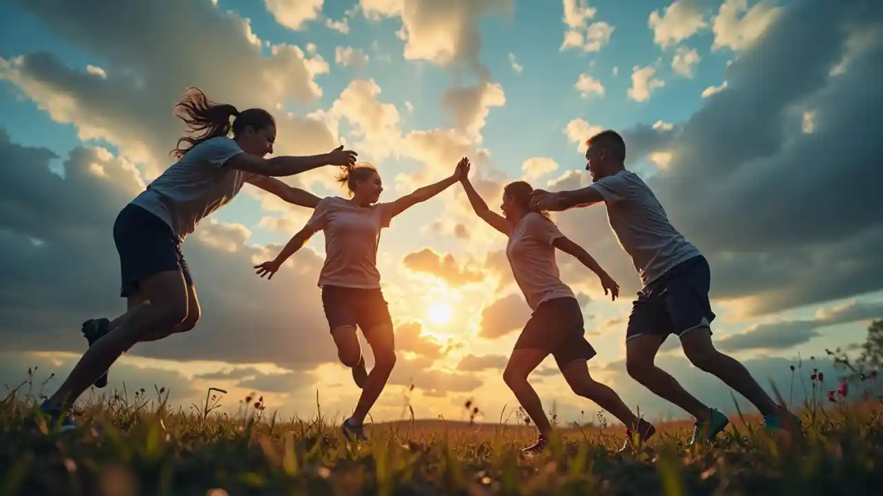 A Powerful Image Symbolizing Unity in Sports Community