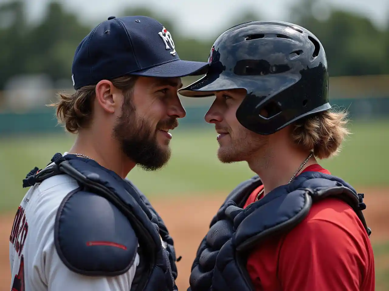 Intimate Moments Between Pitcher and Catcher in Baseball