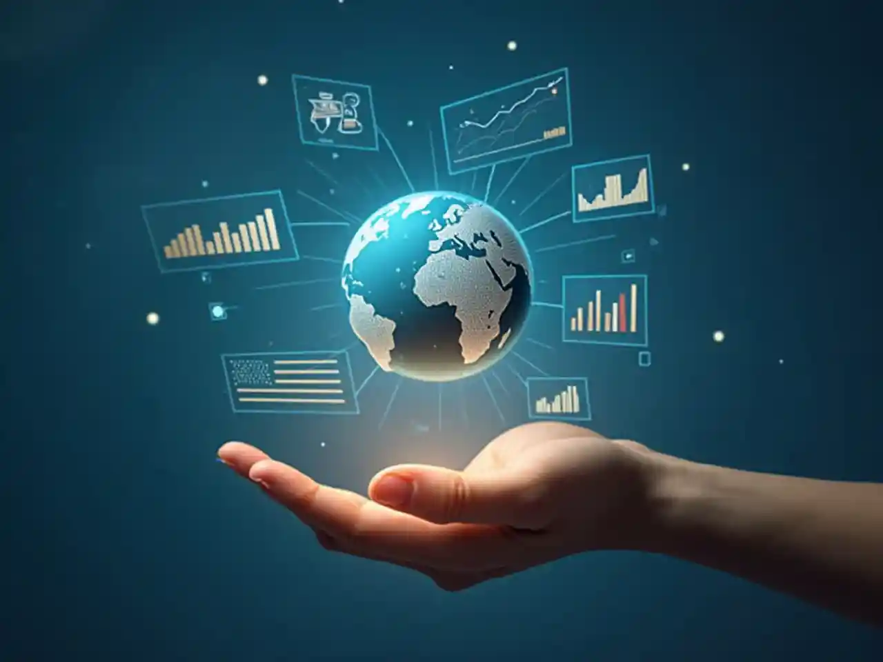 Exploring Data Visualization Through Interactive Floating Elements