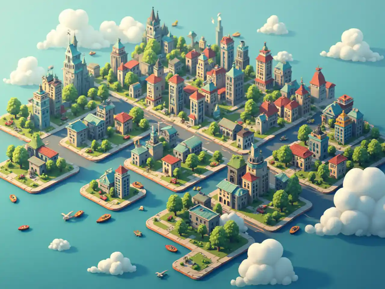 Creating a 2D City Map for Game Development Projects