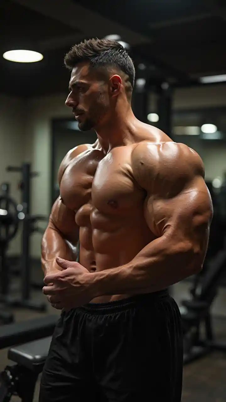 The Journey of a Bodybuilder with Impressive Biceps
