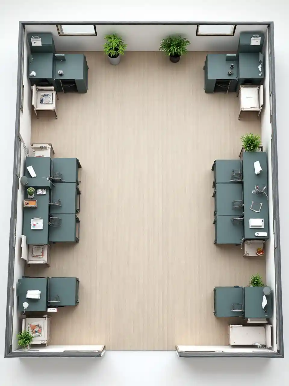 Designing a Functional Floor Plan for Empty Office Spaces