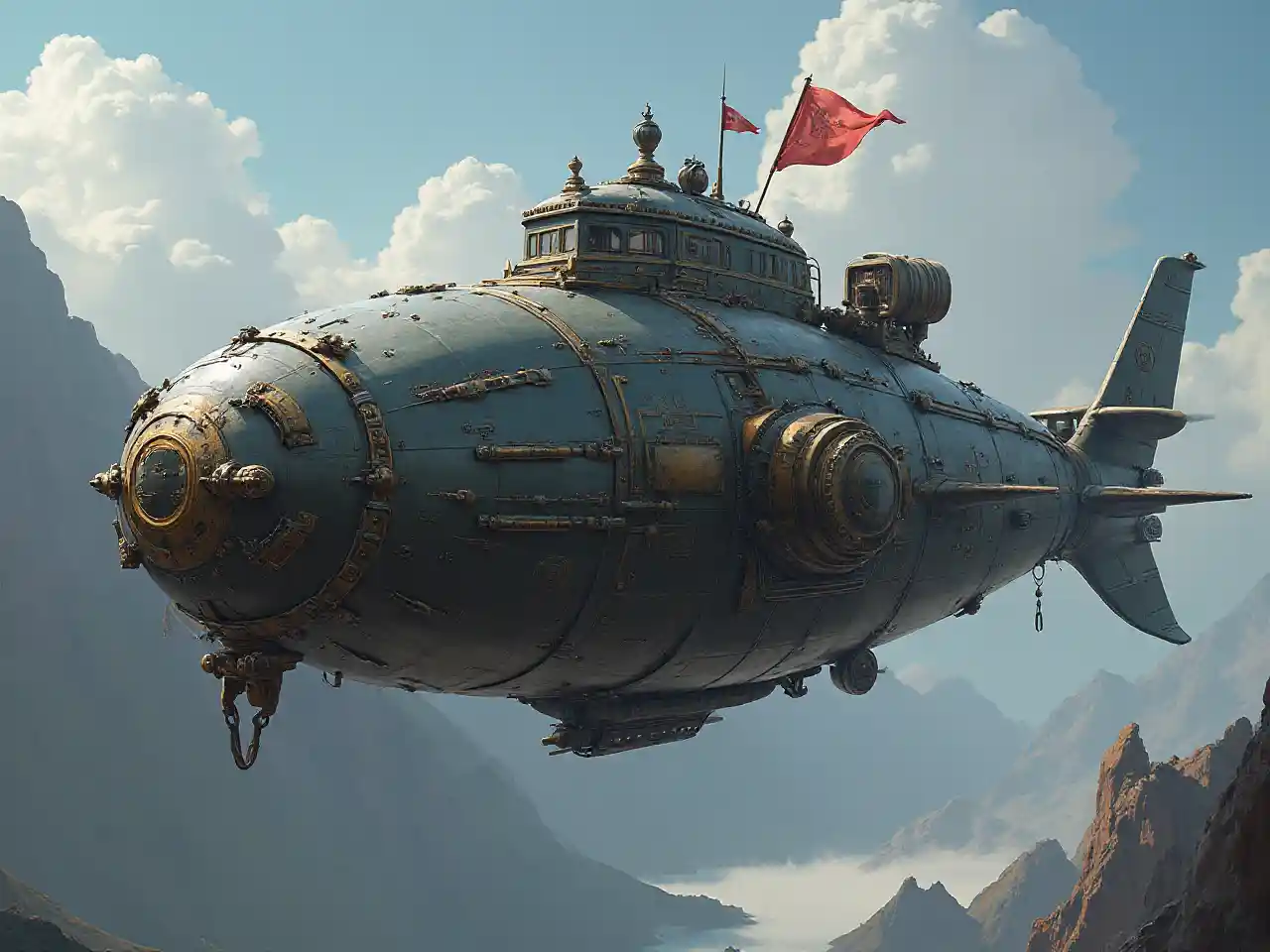 The Magical Journey of the Armored Airship