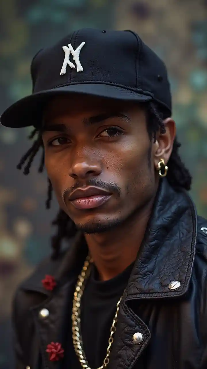 The Iconic Portrait of a Renowned Rapper