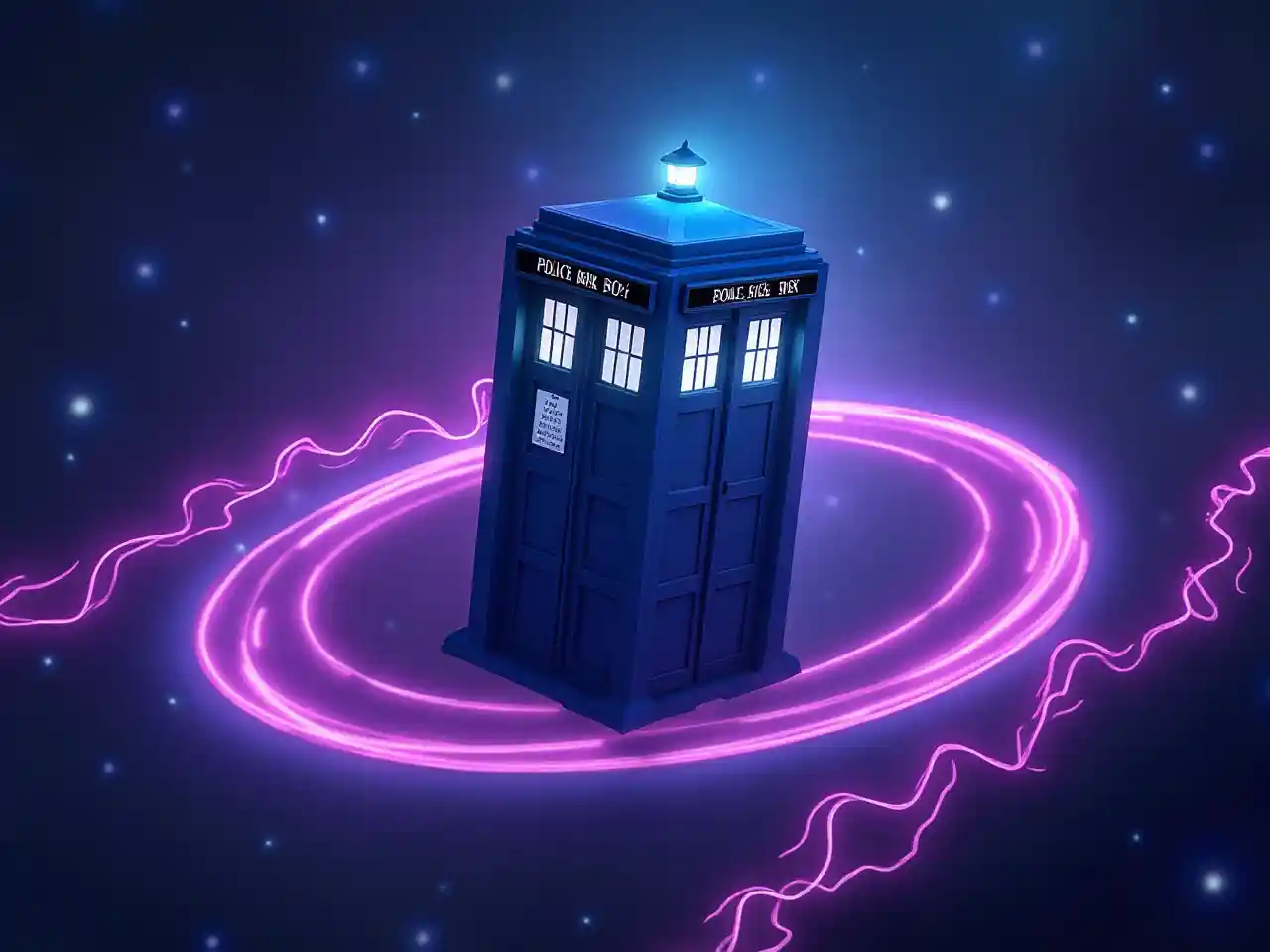 The Mysterious Journey of the Floating TARDIS in Space