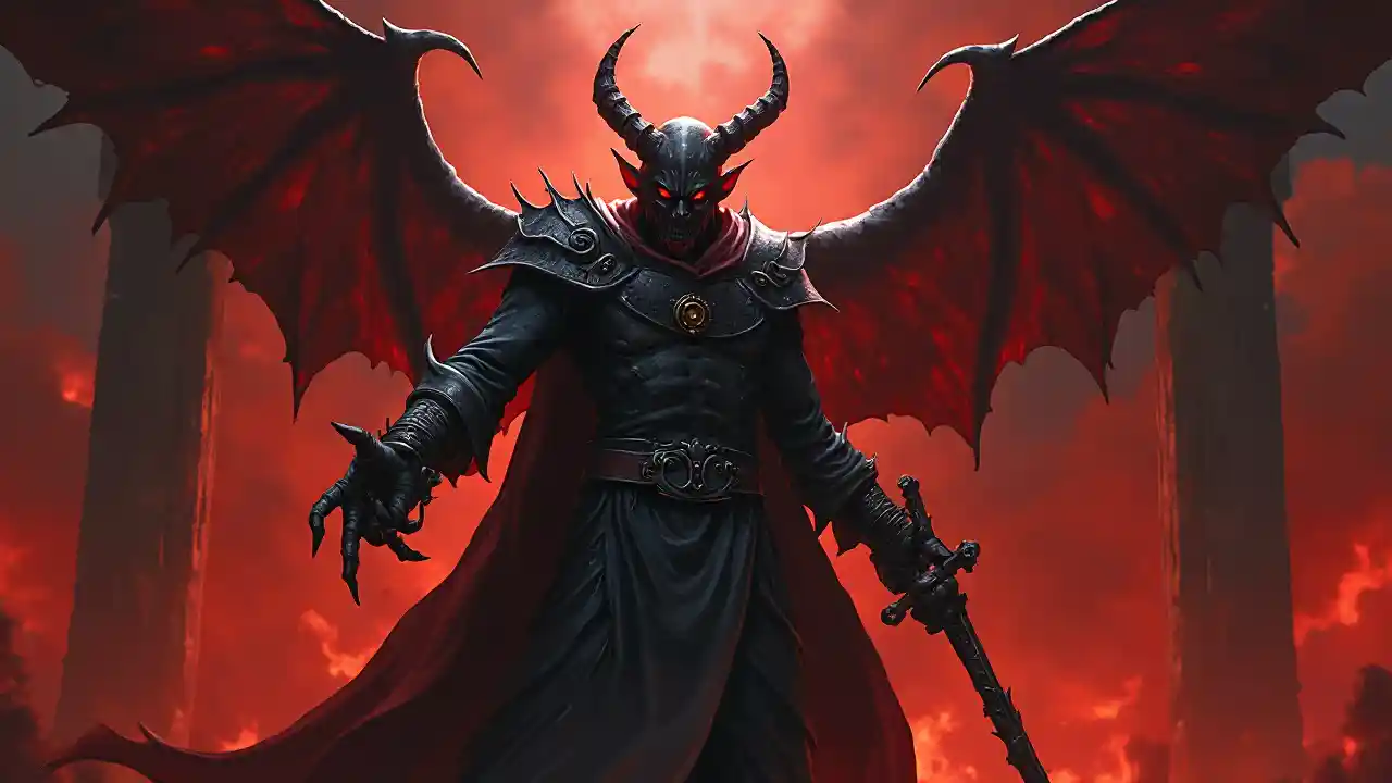 The Dark and Sinister Artwork of a Devil Judge in Hell