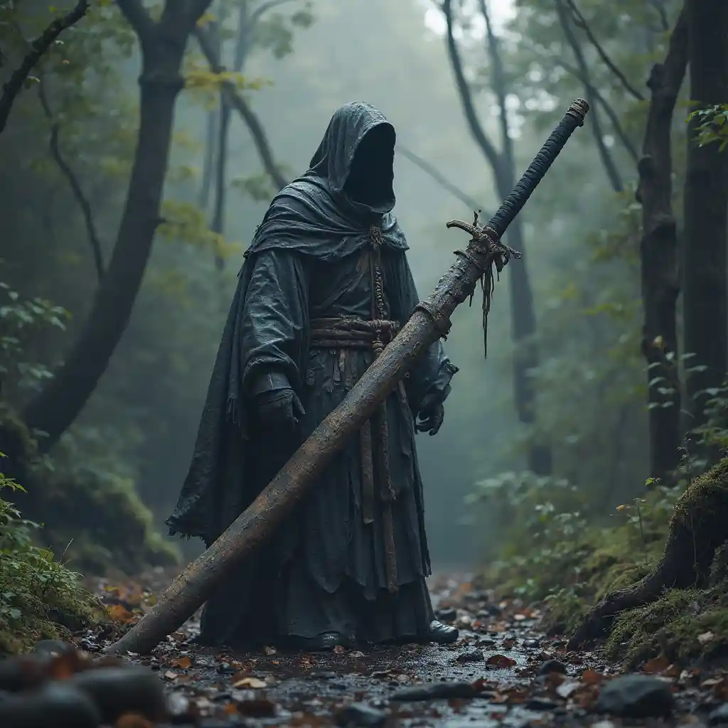 The Enigmatic Giant Katana with a Trapped Soul