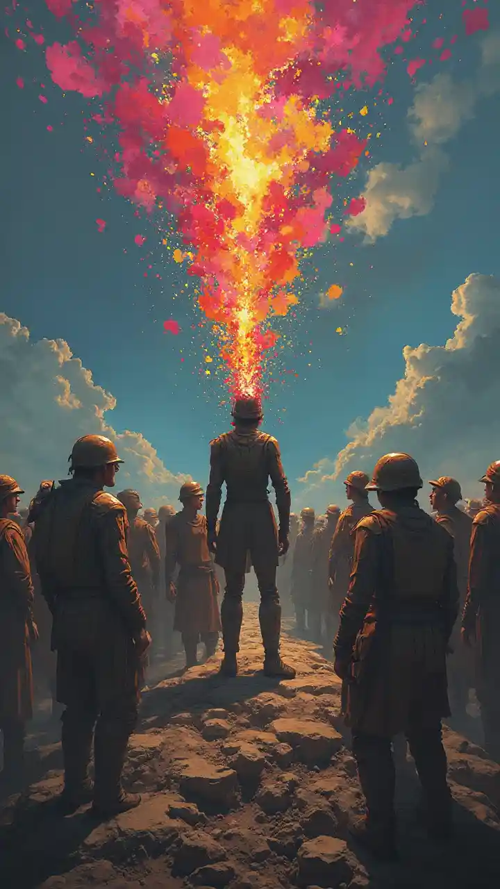 A Colorful Soul Uniting All Beings in War