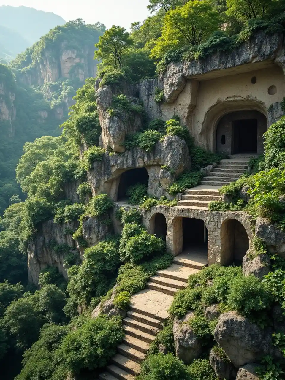 Exploring a Unique Mayan-Style Cliffside Garden