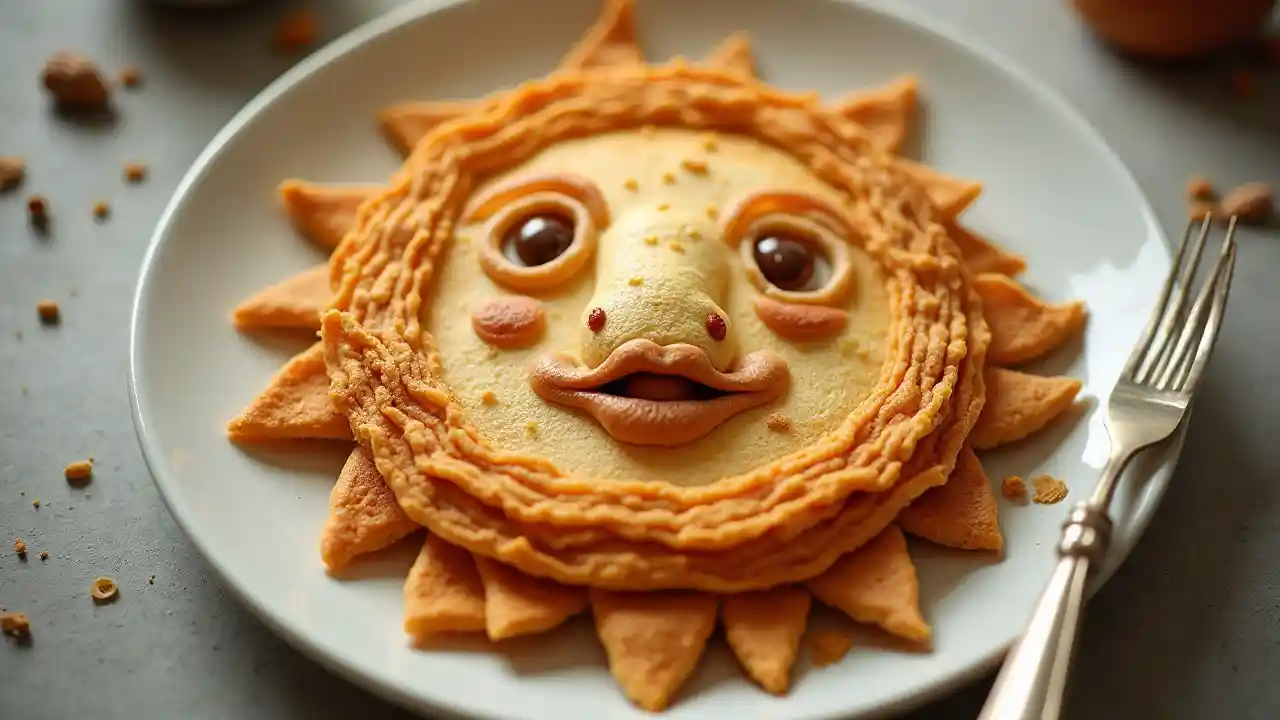 A Unique Pancake Creation Featuring a Human Face