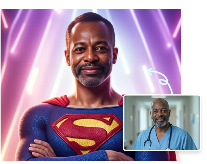 AI Superman Generator: Transforming Personal Life Photos into Superhero ...