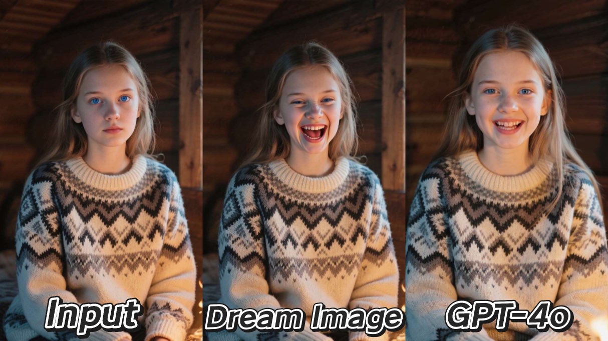 AI Smile Comparison: Dream Image vs. GPT-4o