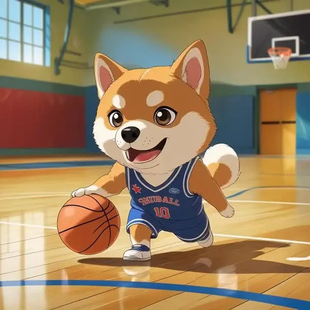 Watch This Adorable Cartoon Dog Play Basketball with Style and Skill