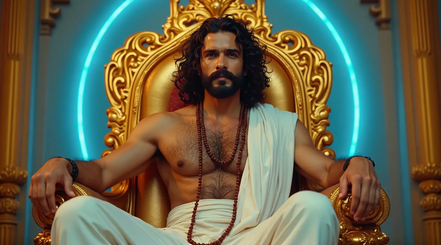 Stunning Photo-Realistic Portrait of a Young Prince in Divine Elegance