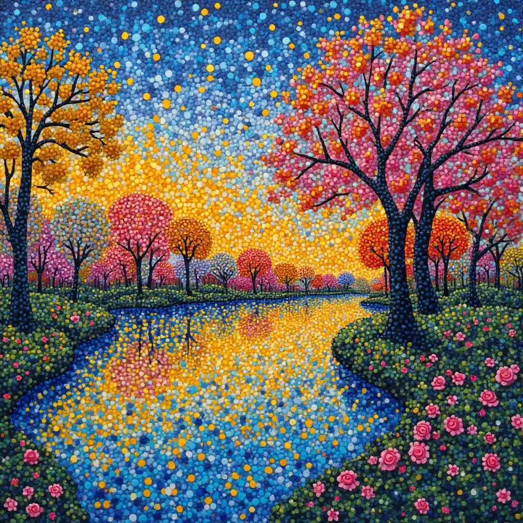 Dunia seni pointilis yang semarak dari pena George Signac