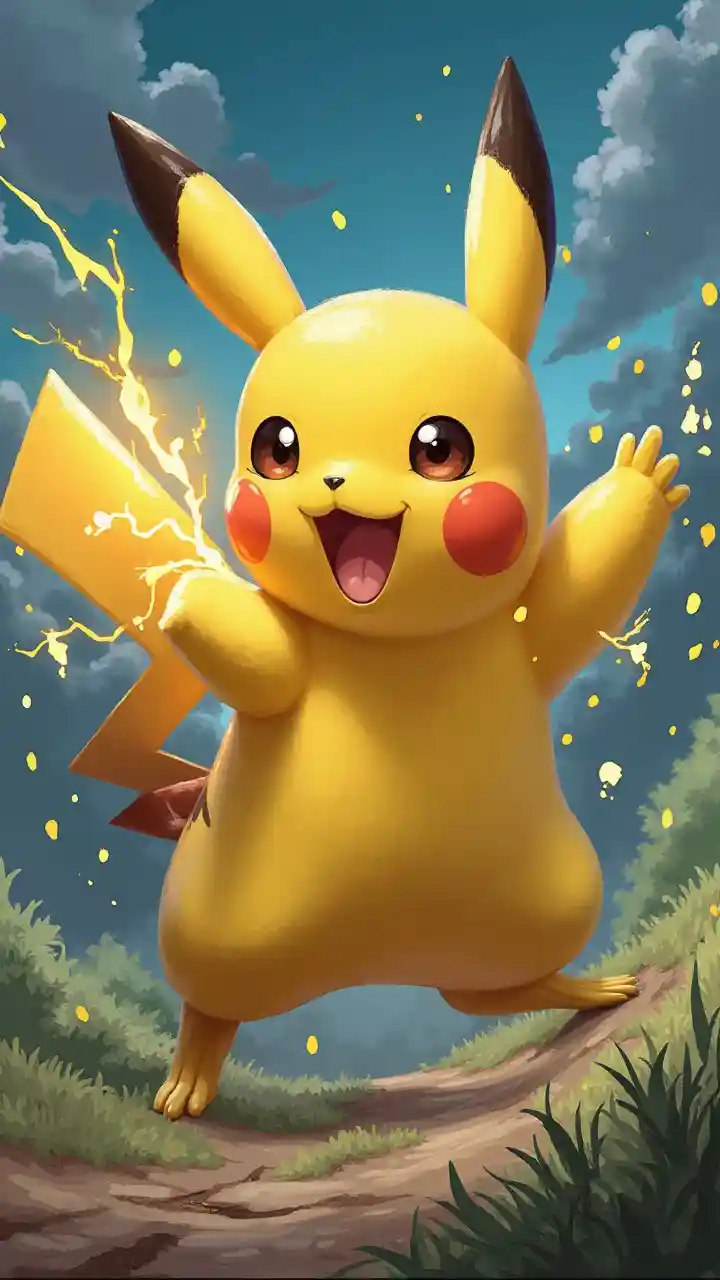 Pikachu lucha en una pelea de pulgares a la velocidad del rayo