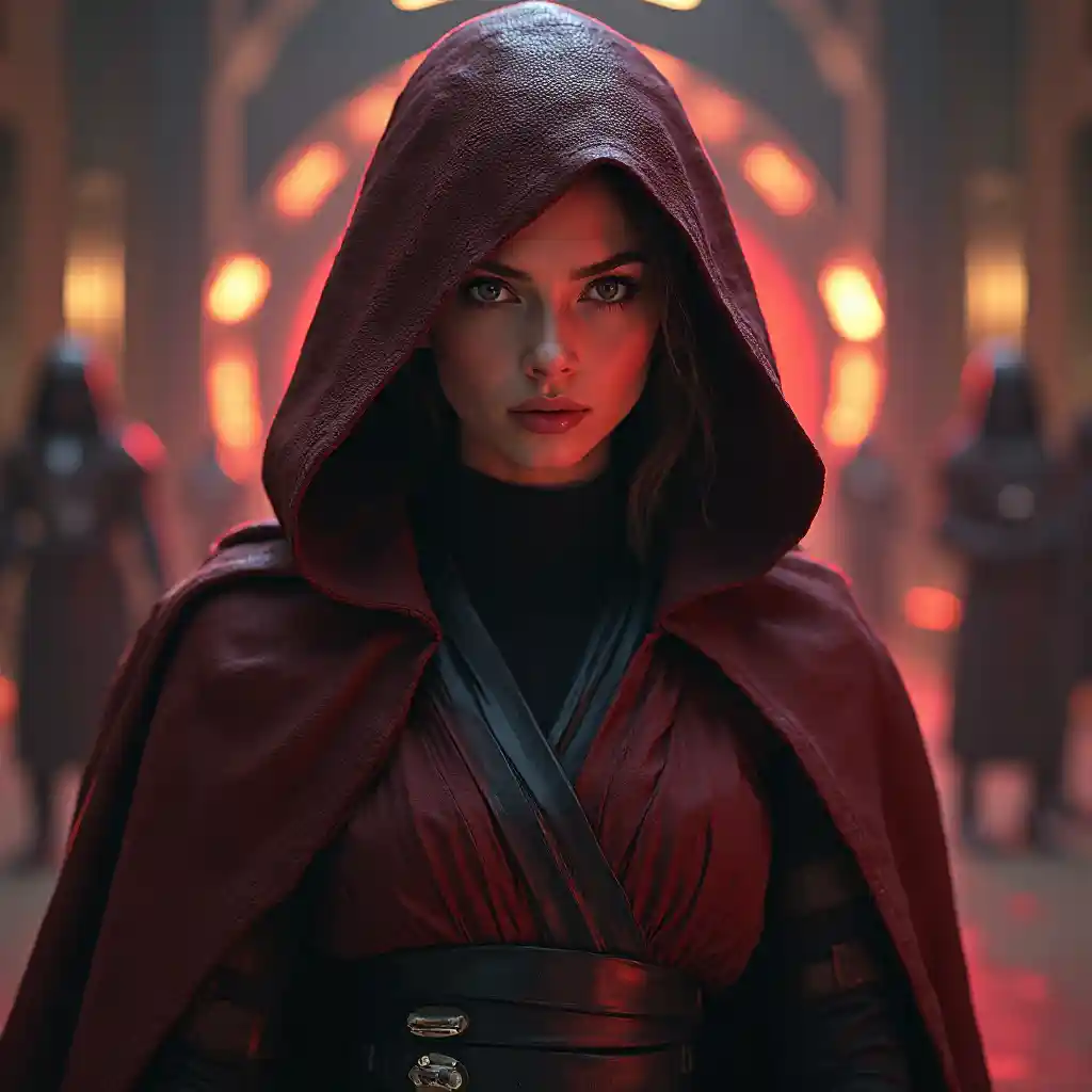 Stunning Poster of a Powerful Female Sith Lord