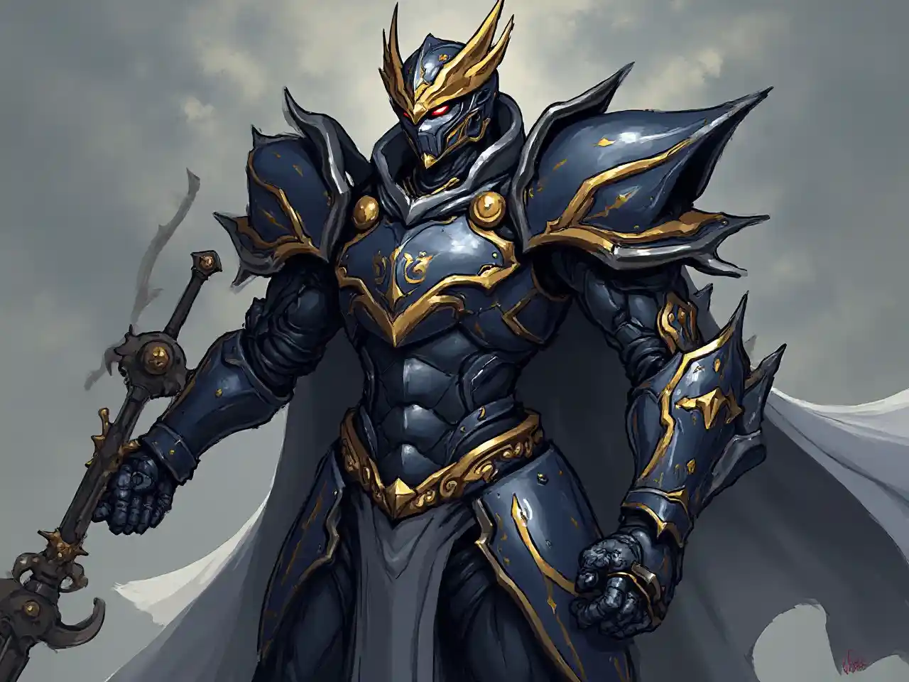 The Merging of Siegfried and Giyuu Tomioka: A Dark Knight Creation