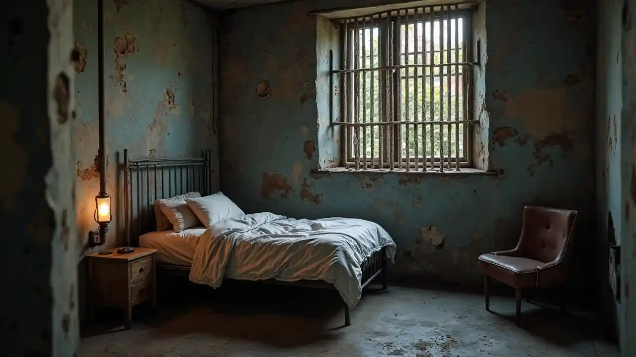 Decorating a Prison Cell with Rustic Elements and Beds