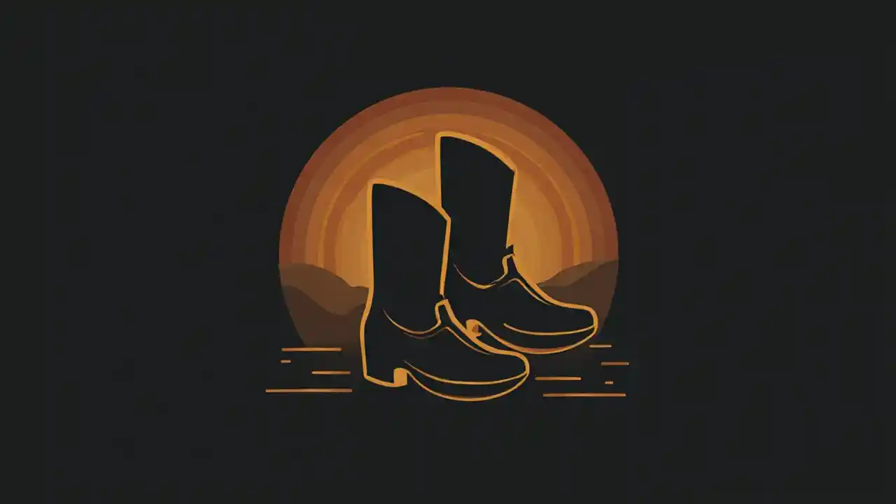 Exploring the Beauty of Minimalist Art Deco Boot Logos