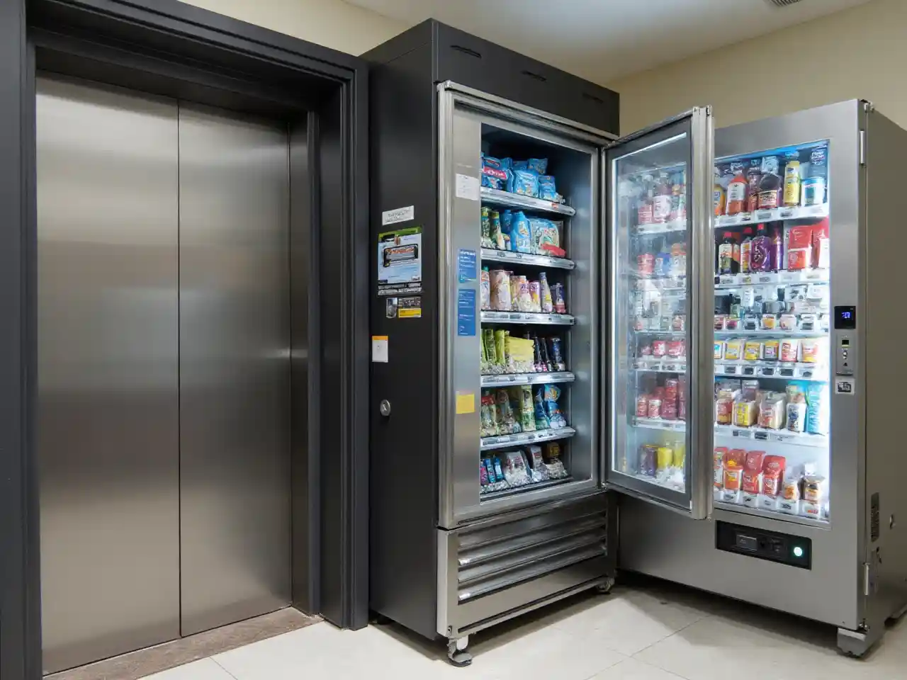 Innovative Vending Machine with Advanced Elevator System