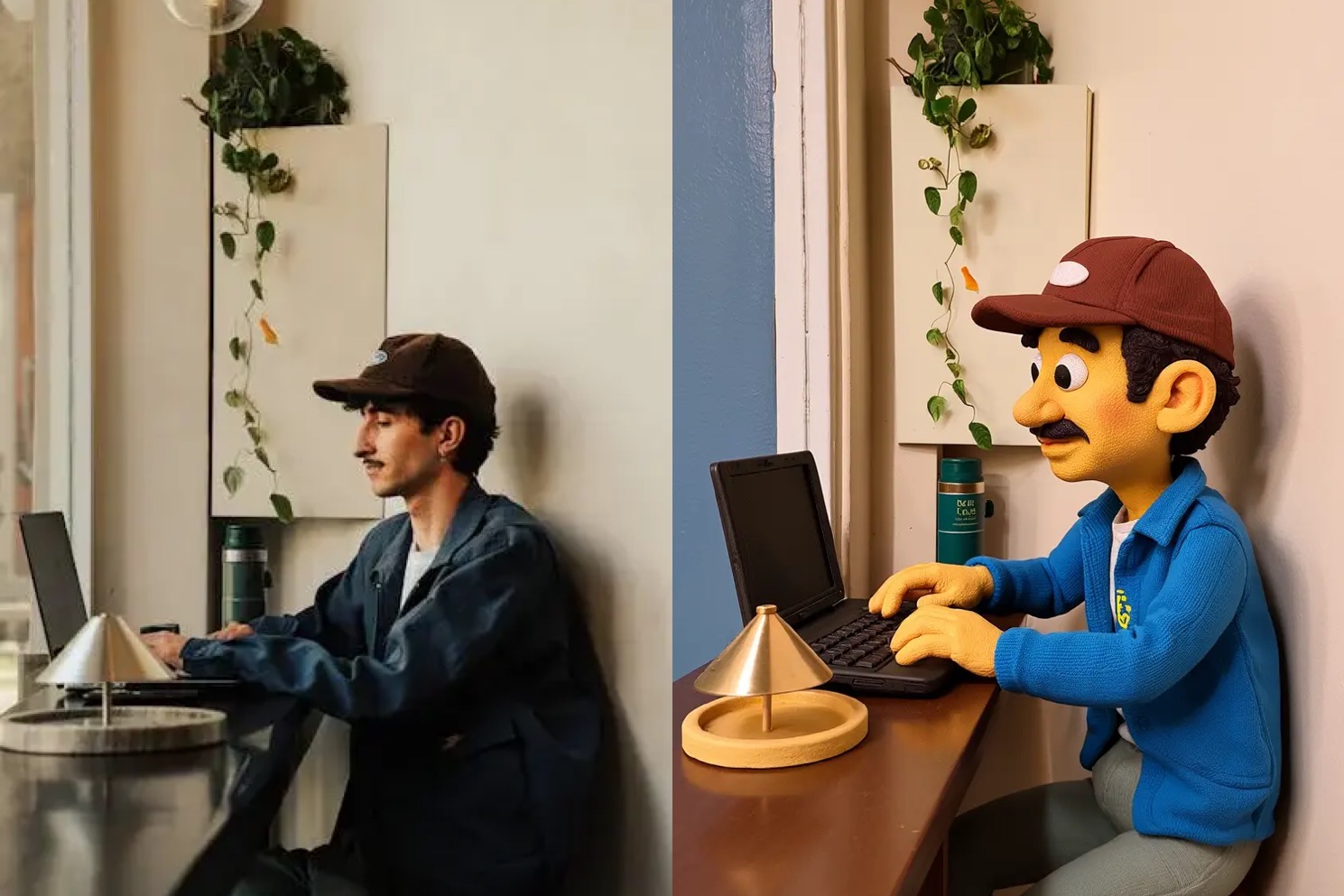 Flux Kontext Prompts for Clay Cartoon Style