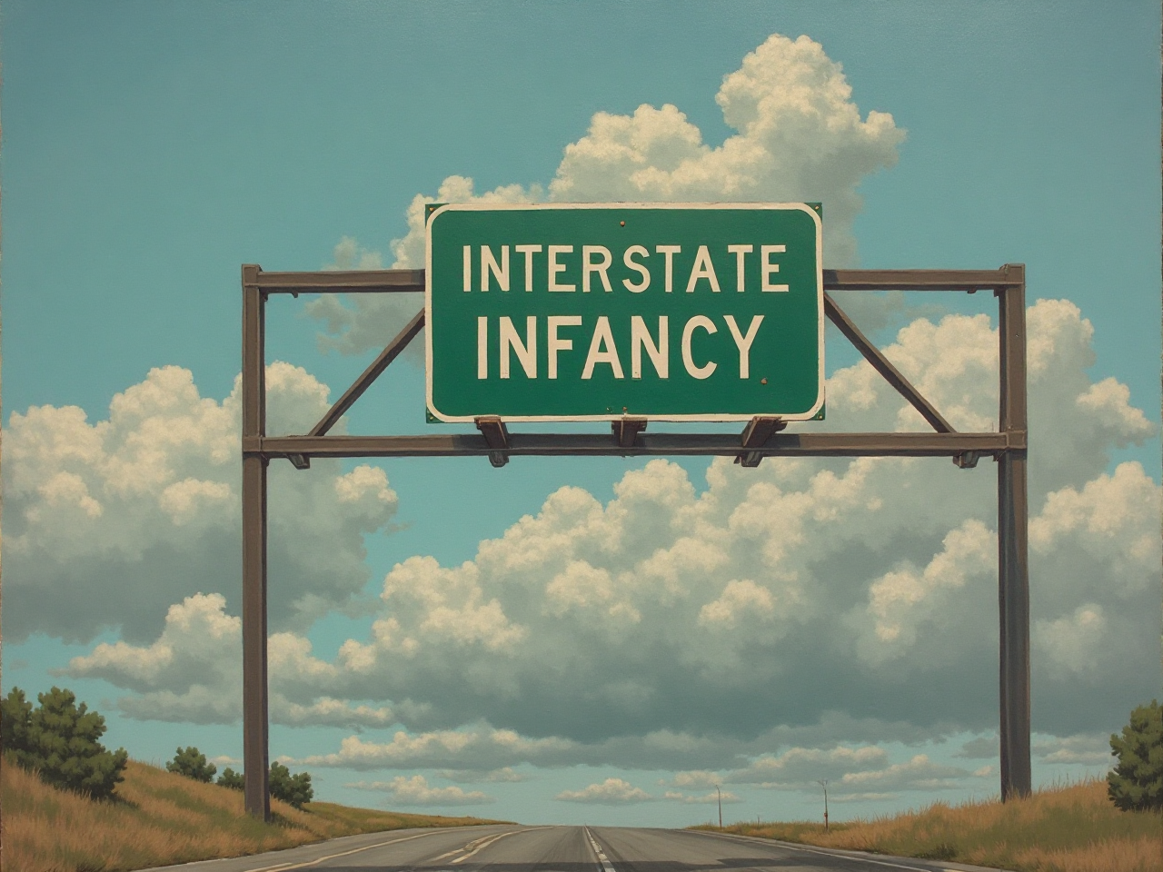 Una interpretación surrealista del signo interestatal de la infancia