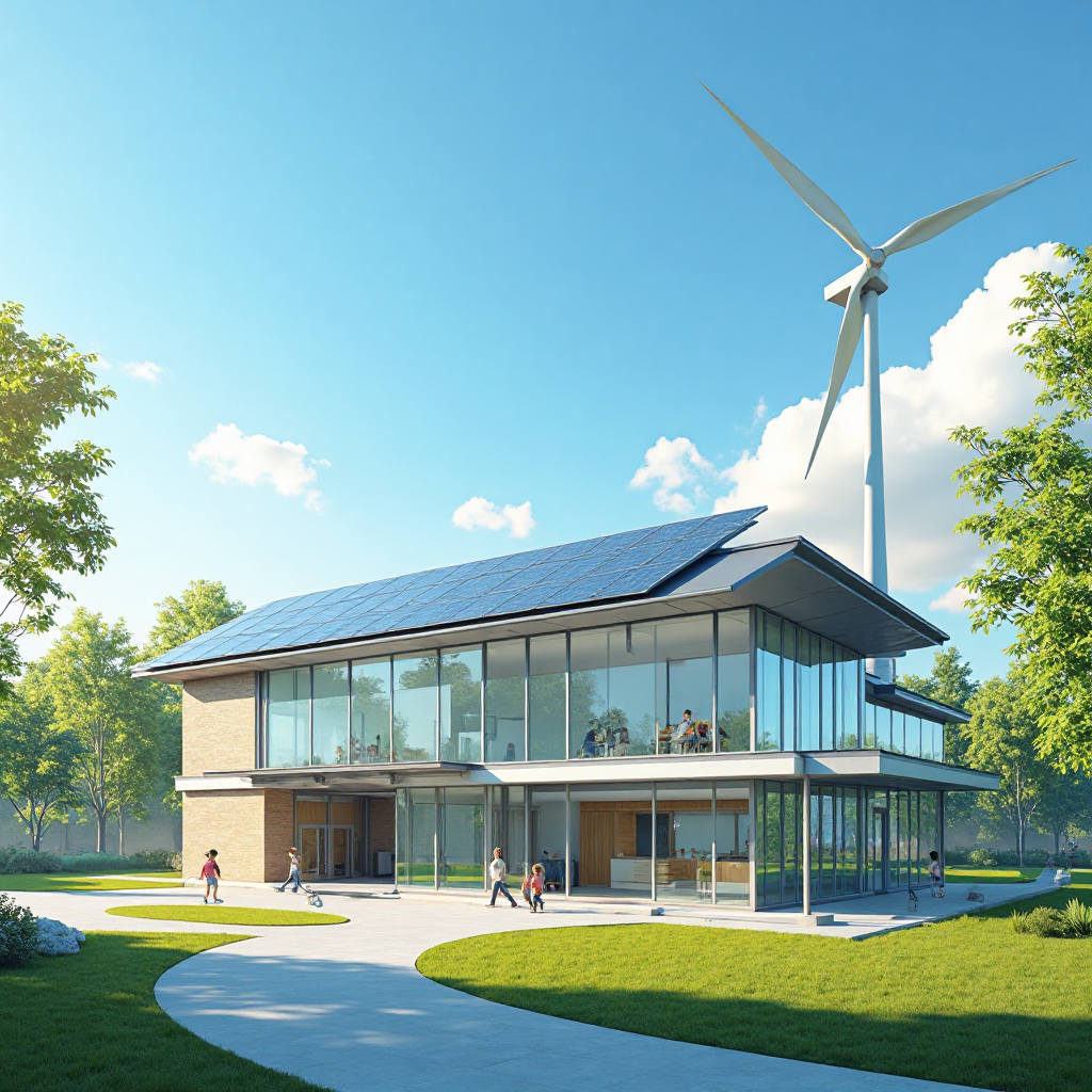 A Contemporary Eco Friendly Primary School Design In Modern Architecture