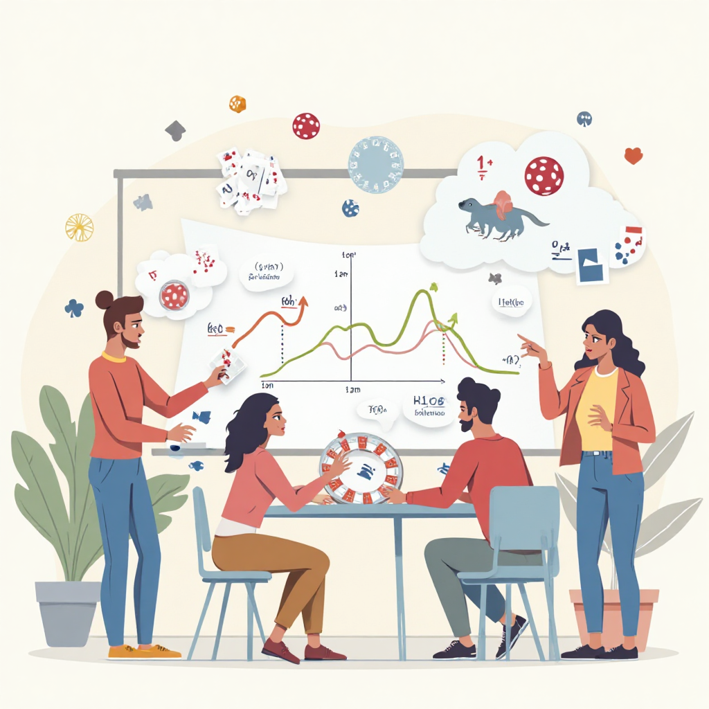 An Engaging Animated Educational Illustration of Probability Concepts