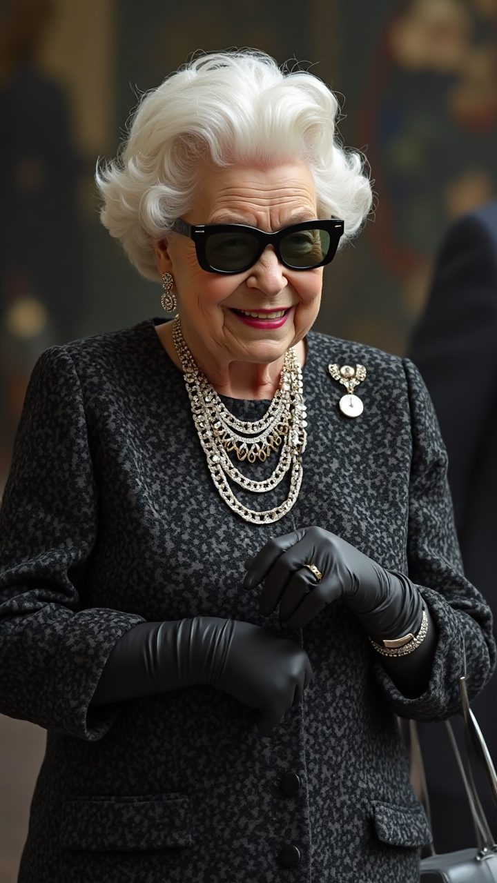 Queen Elizabeth II's Unique Breakdancing Style with Diamonds