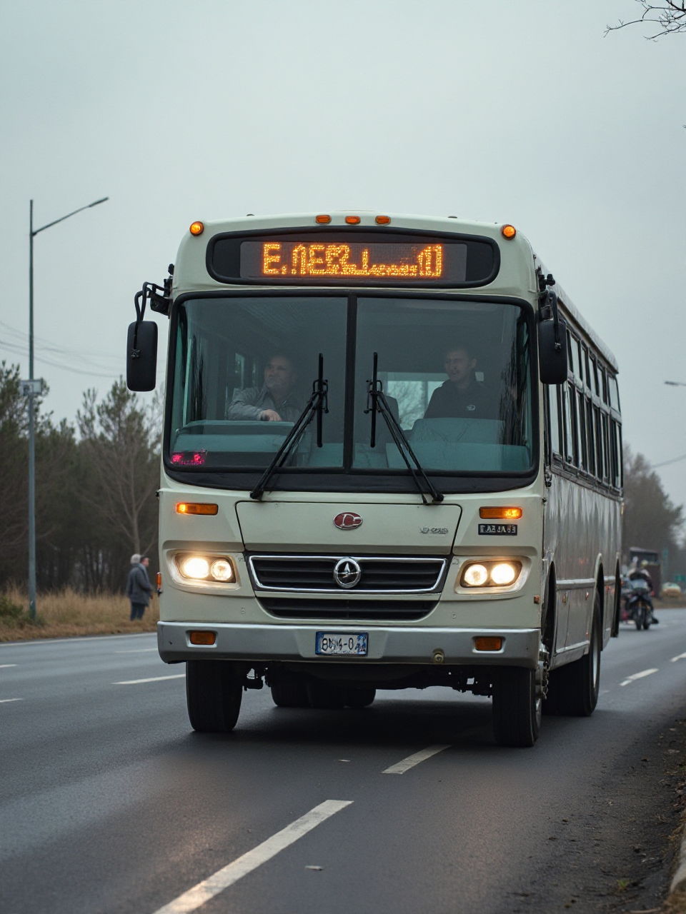 Journey of an Iranian Bus Through the Open Road