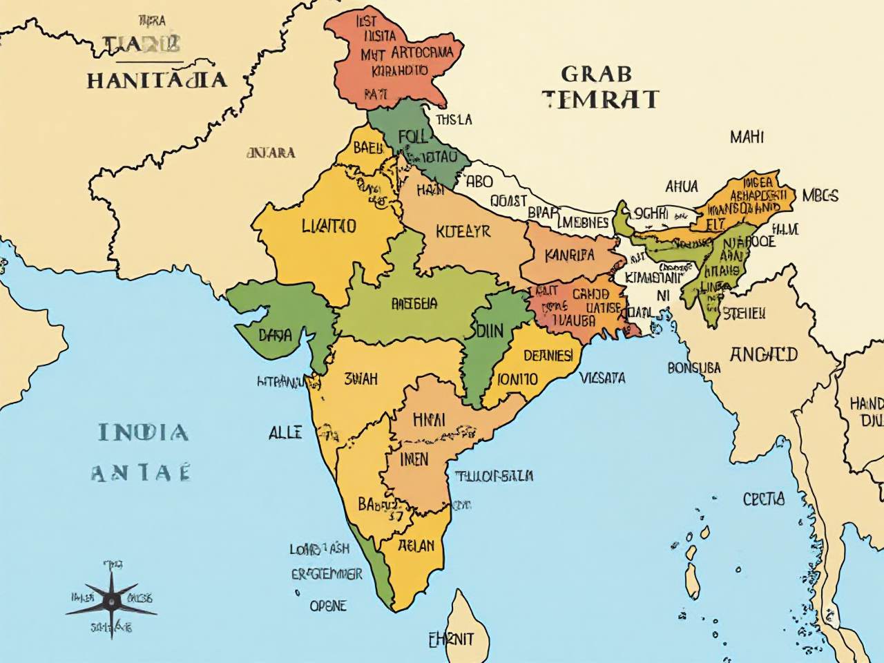 Jelajahi keragaman bahasa di peta India