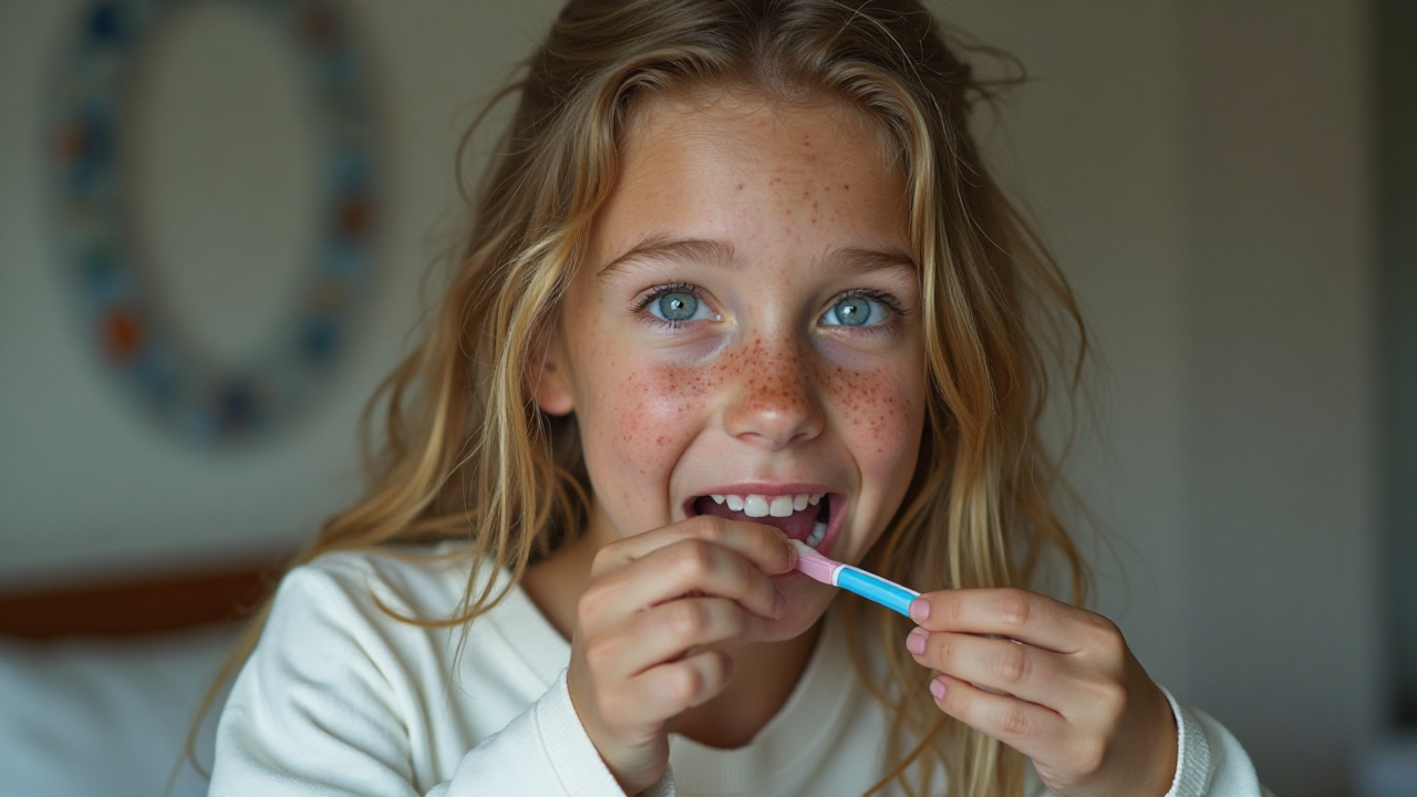 A Young Girl's Bedtime Routine and Daily Preparations