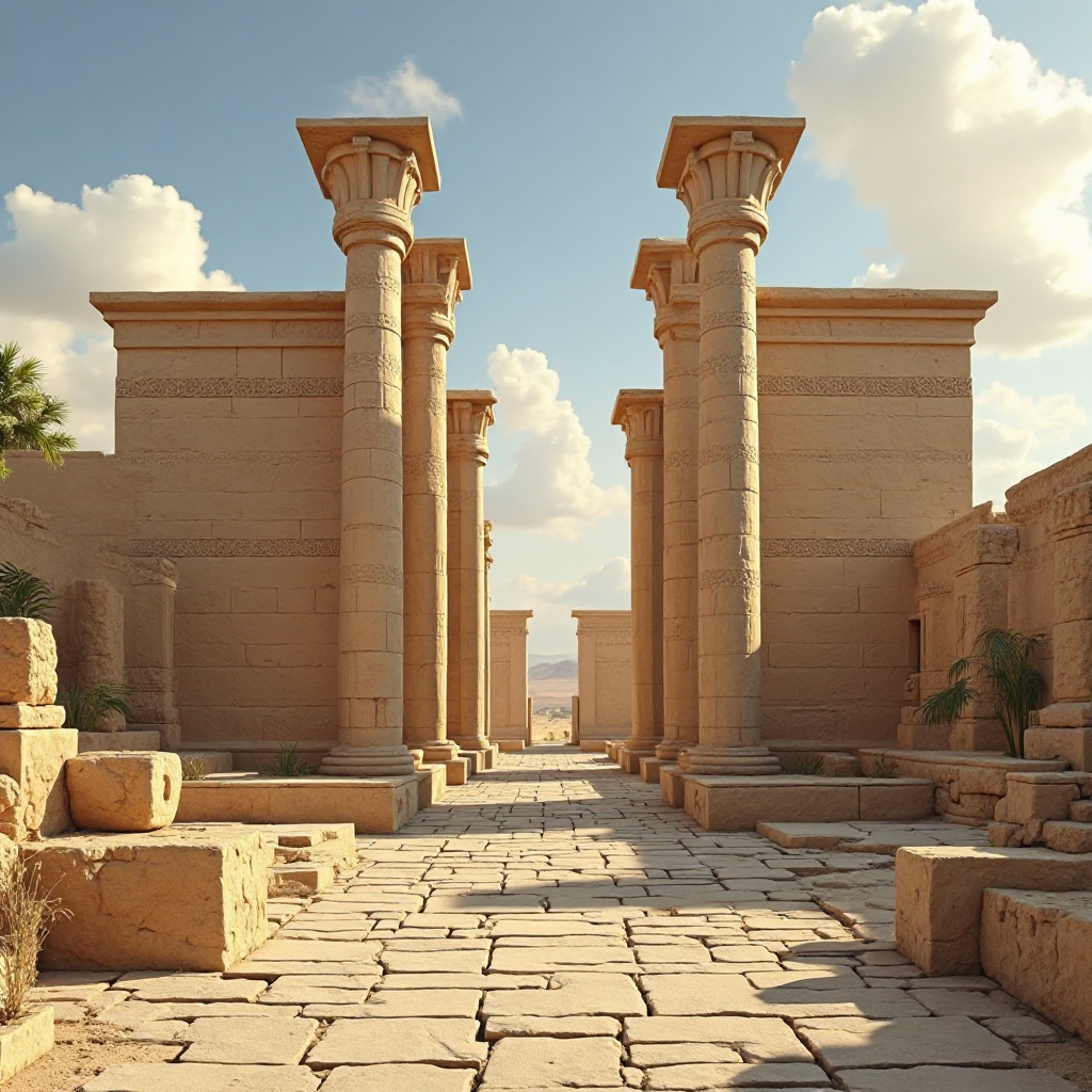 Exploring the Magnificence of an Egyptian Temple Design