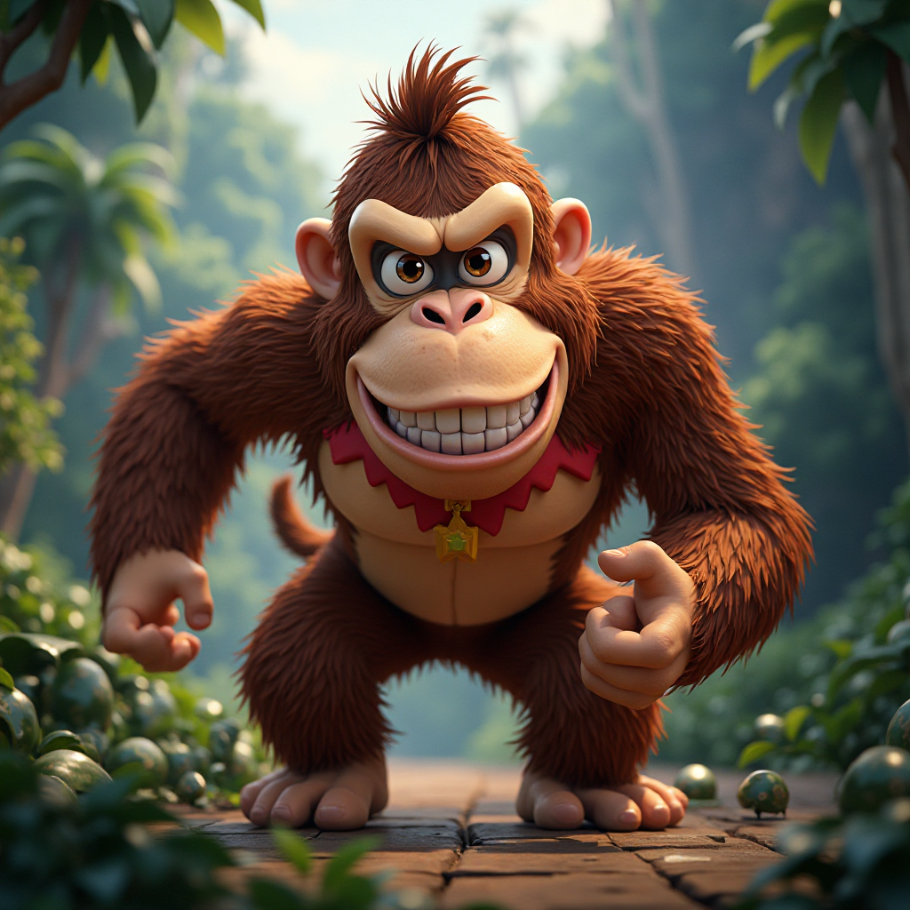 Póster de la película Donkey Kong de Disney Pixar